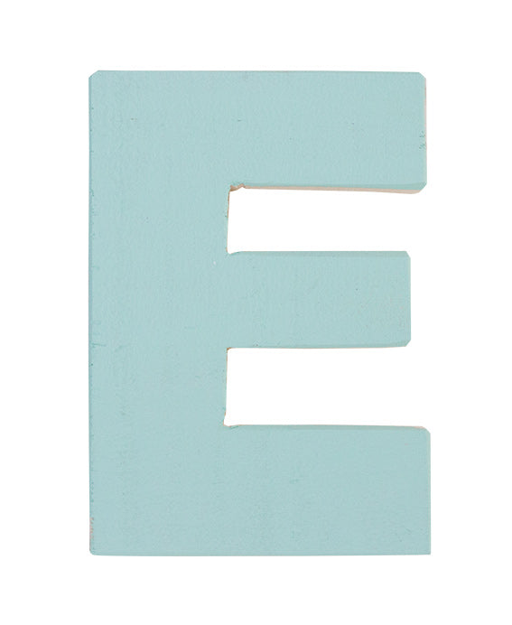 Letra E verde – La casita de Margaux