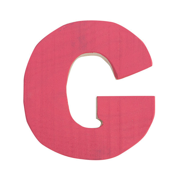 Letra G rojo – La casita de Margaux