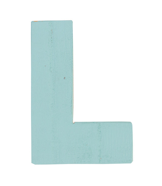 Letra L verde – La casita de Margaux